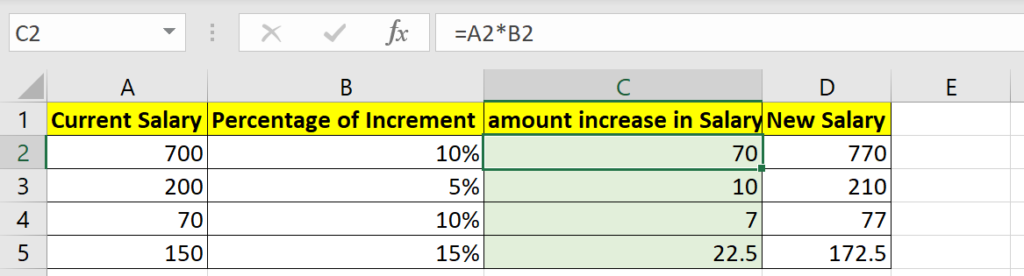 Calculate Percentage Increase In Excel How To Calculate Percentage 