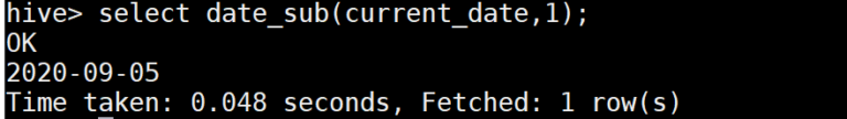 How to get the Current Date in Hive with examples