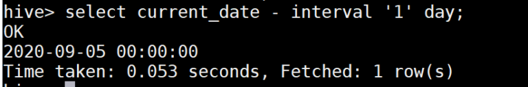 How to get the Current Date in Hive with examples