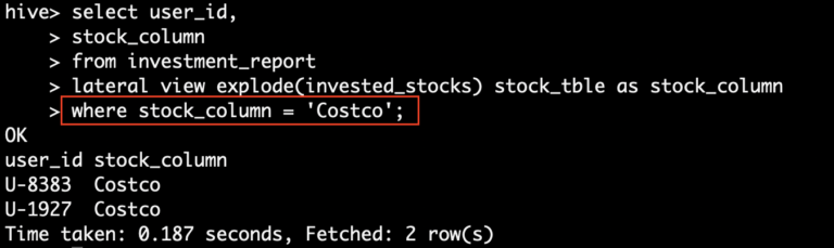 Explode function in Hive with examples