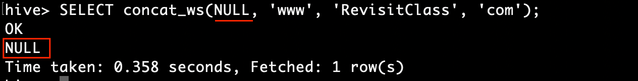Concat and concat_ws function in Hive with examples