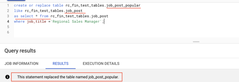Create table as Select, Create table Copy and Create table Like in ...