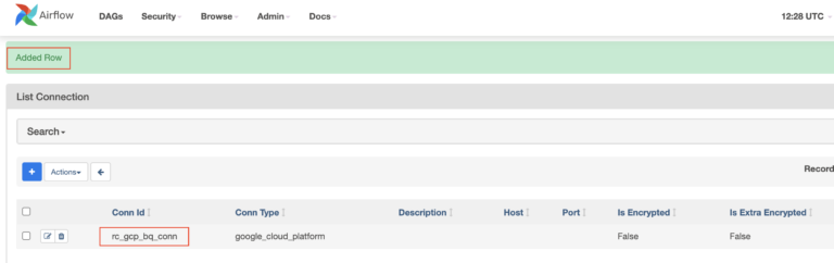 How to configure Google Cloud BigQuery connection in Apache Airflow?