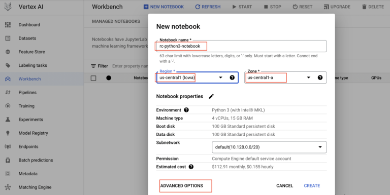 How to run BigQuery SQL using Jupyter notebooks in GCP?
