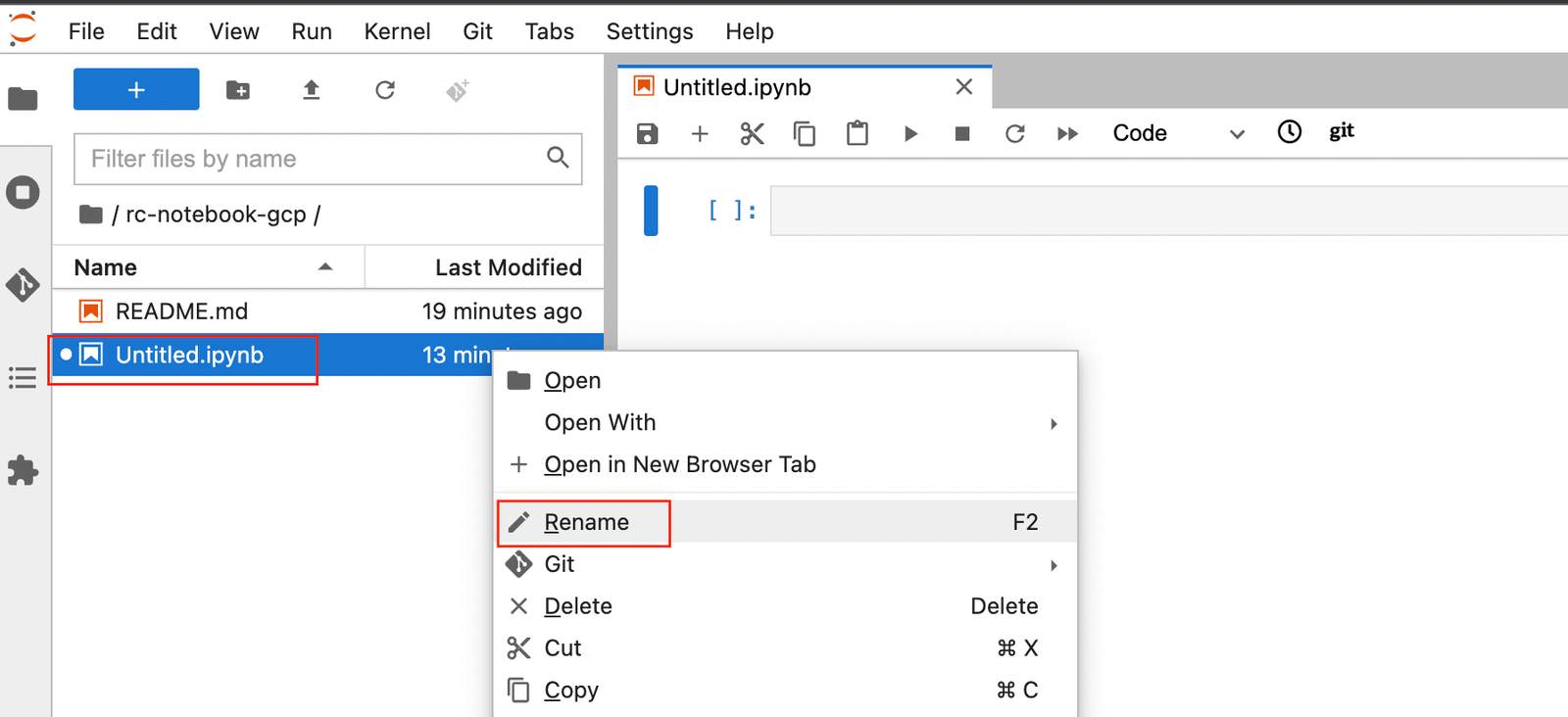 How to run BigQuery SQL using Jupyter notebooks in GCP?