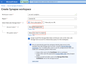 How to create Azure Synapse Analytics Workspace?